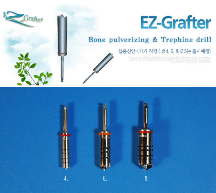 EZ-Grafter Bone pulverizing&Trephine Drill